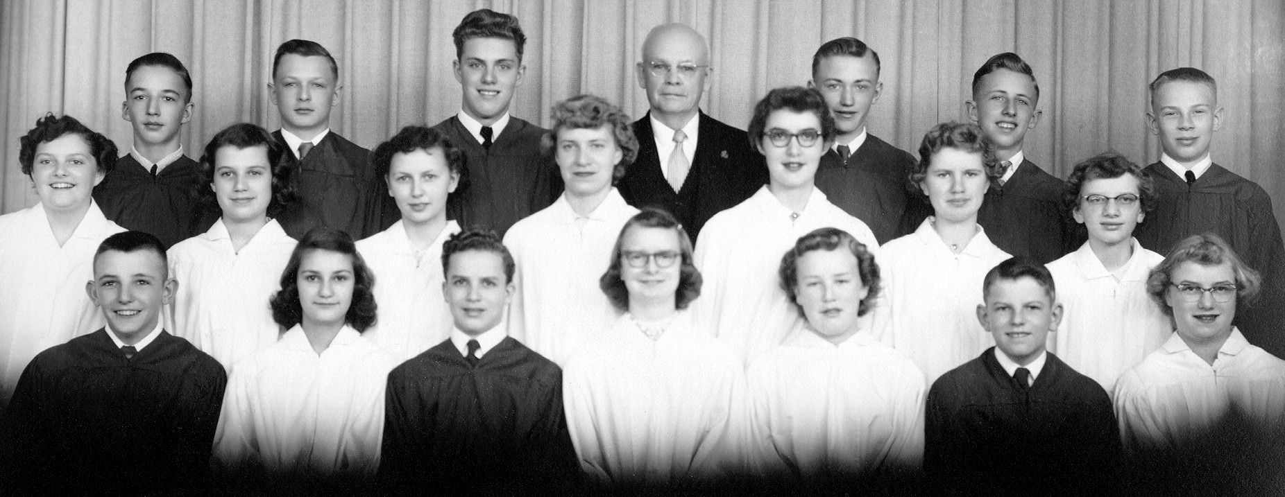 Back: Vincent Ress, Kenneth Frahm, Dale Jansen , Pastor John Ansorge ...